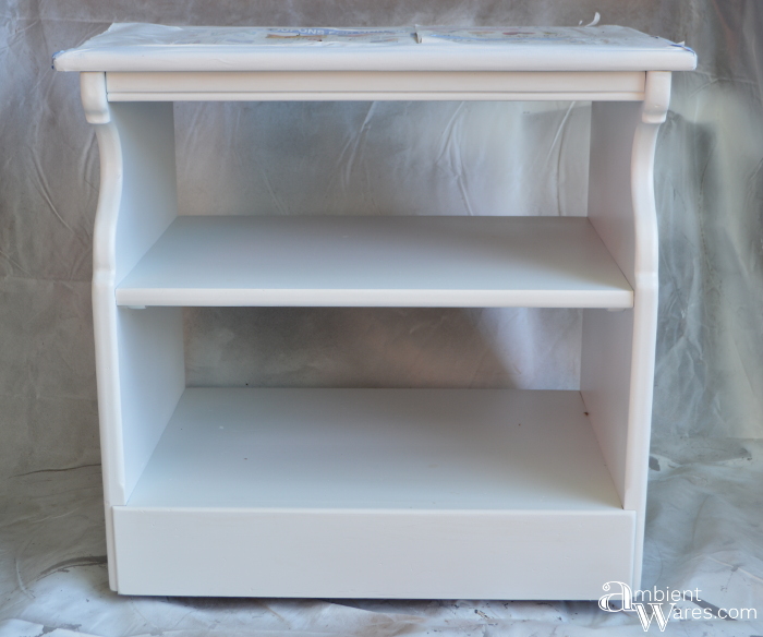 Farmhouse Styled Wooden Cart Makeover