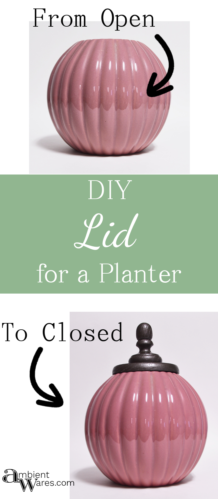 DIY Lid for a Vase or Planter