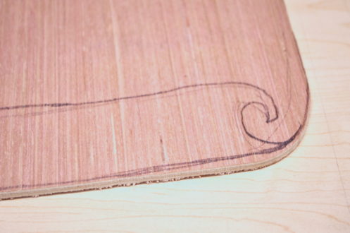 Christmas Scroll Using A Vintage Wooden Spool