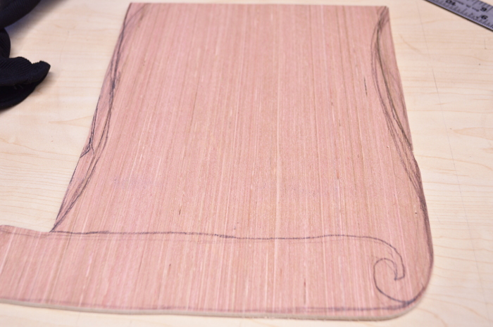 Christmas Scroll Using A Vintage Wooden Spool