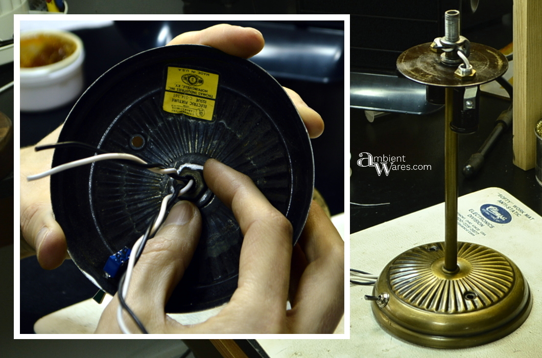 How to Make a Table Lamp from a Ceiling Fixture – Part 2