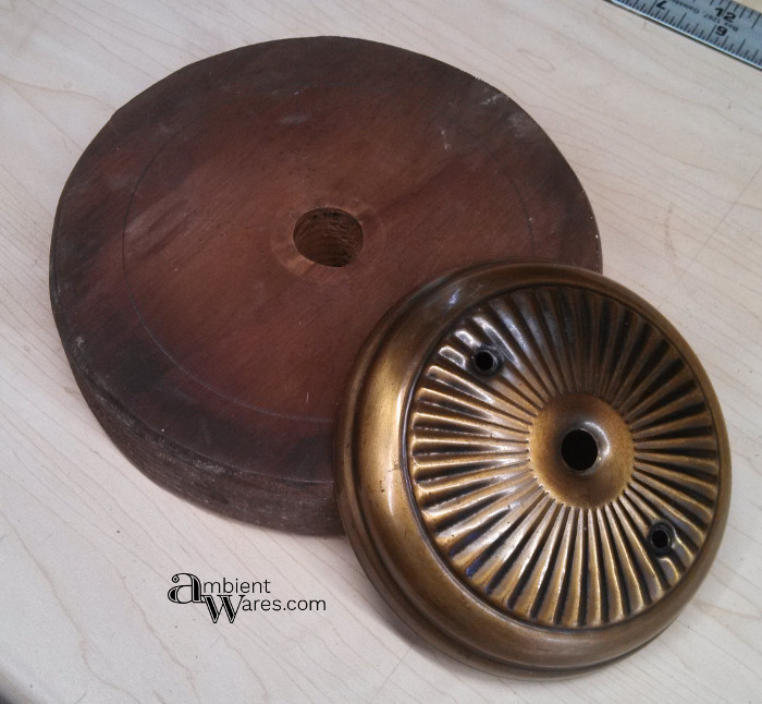 How to Make a Table Lamp from a Ceiling Fixture – Part 1