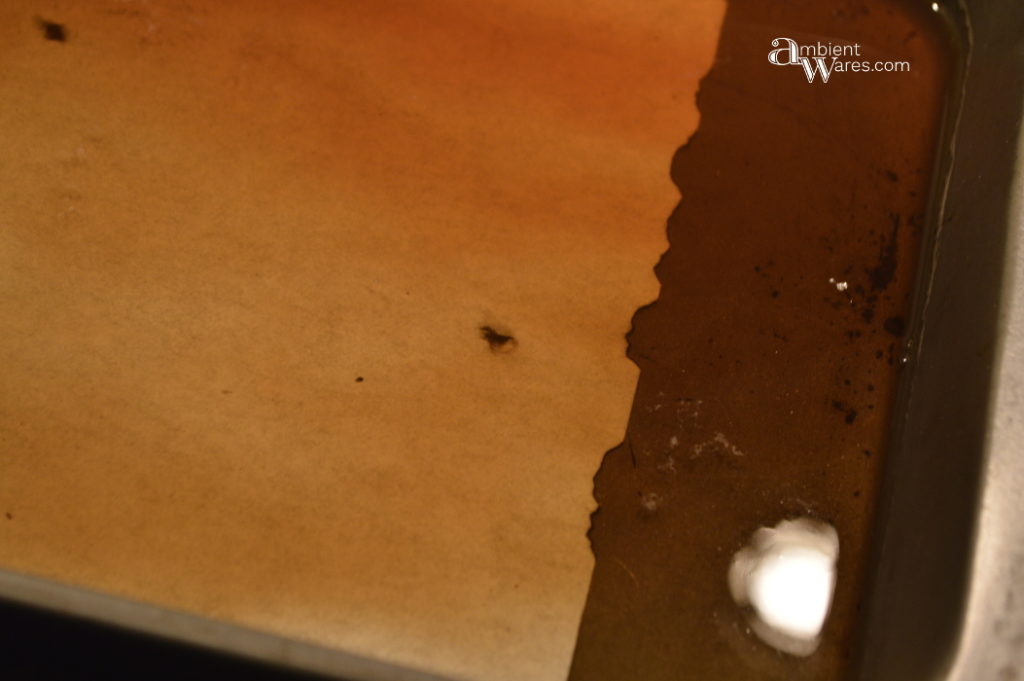 Black and White Printed Map Antiqued with Coffee and Tea Stain