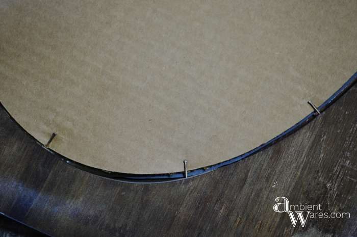 Painted Wooden Framed Mirror