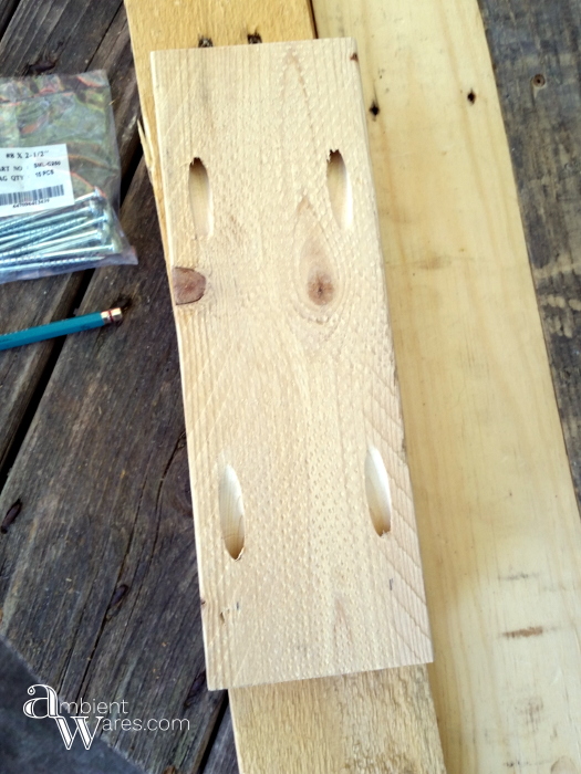 DIY Shelving Unit using 2x4s and Pallet Wood