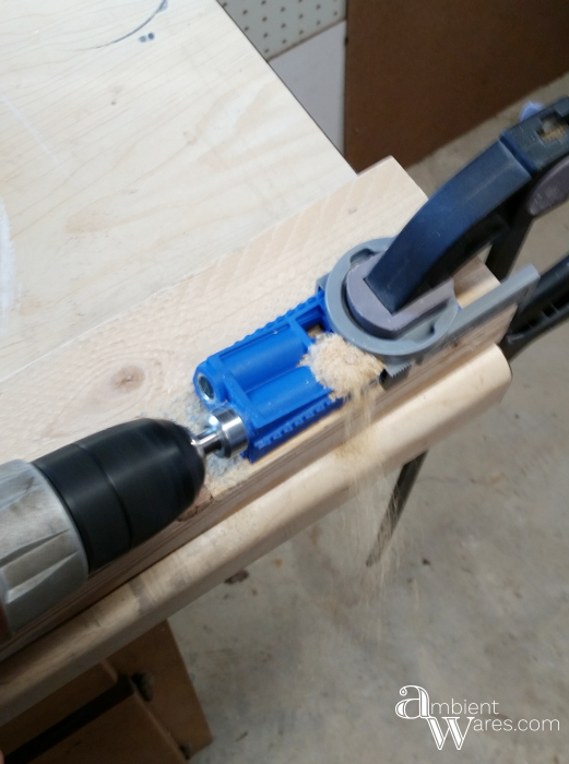 DIY Shelving Unit using 2x4s and Pallet Wood